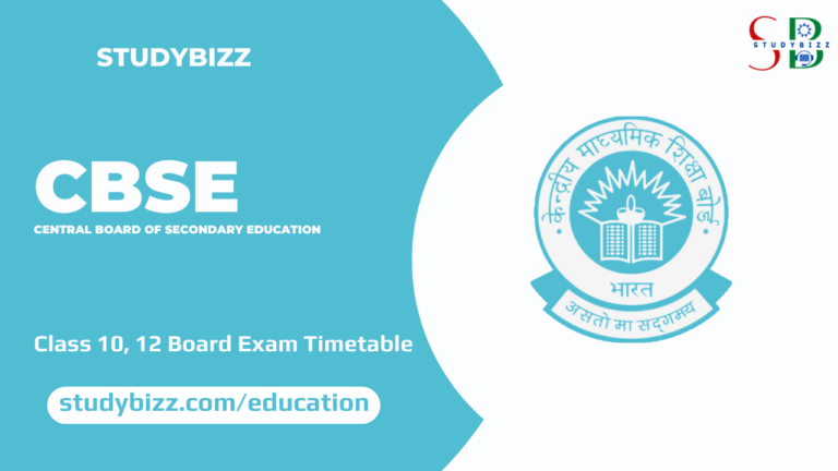 CBSE Date Sheet 2023 – Class 10, 12 Board Exam Timetable PDF Download ...