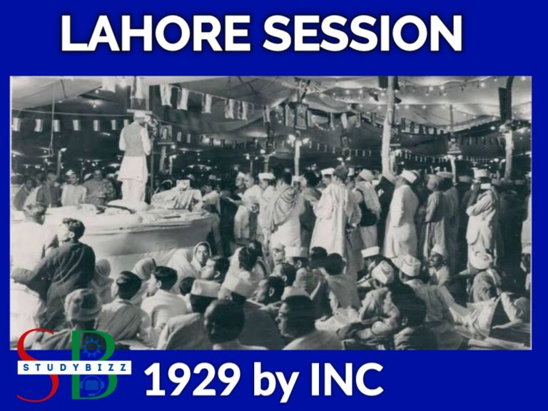 Lahore Session of Congress 1929 - Education Updates