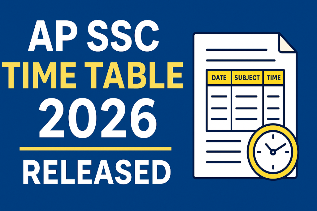 AP SSC Time Table 2026 Released – Download Complete 10th Class Exam ...