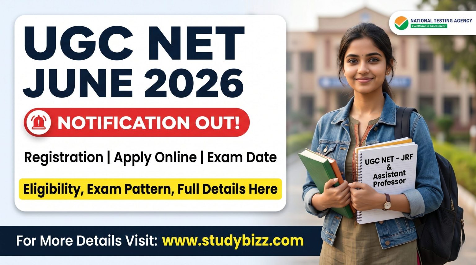 UGC NET June 2026 Notification OUT – Apply Online, Exam Dates ...