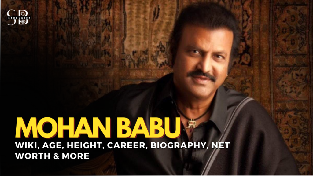 Mohan Babu Wiki, Biography, Age, Height, Weight, Wife, Girlfriend ...