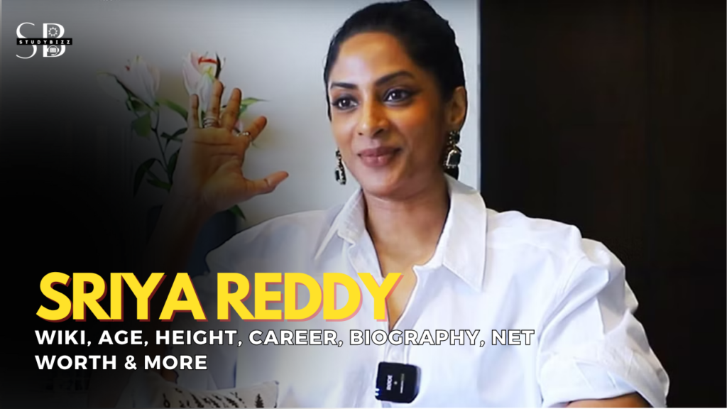 Sriya Reddy Wiki, Biography, Age, Height, Weight, Husband, Boyfriend ...