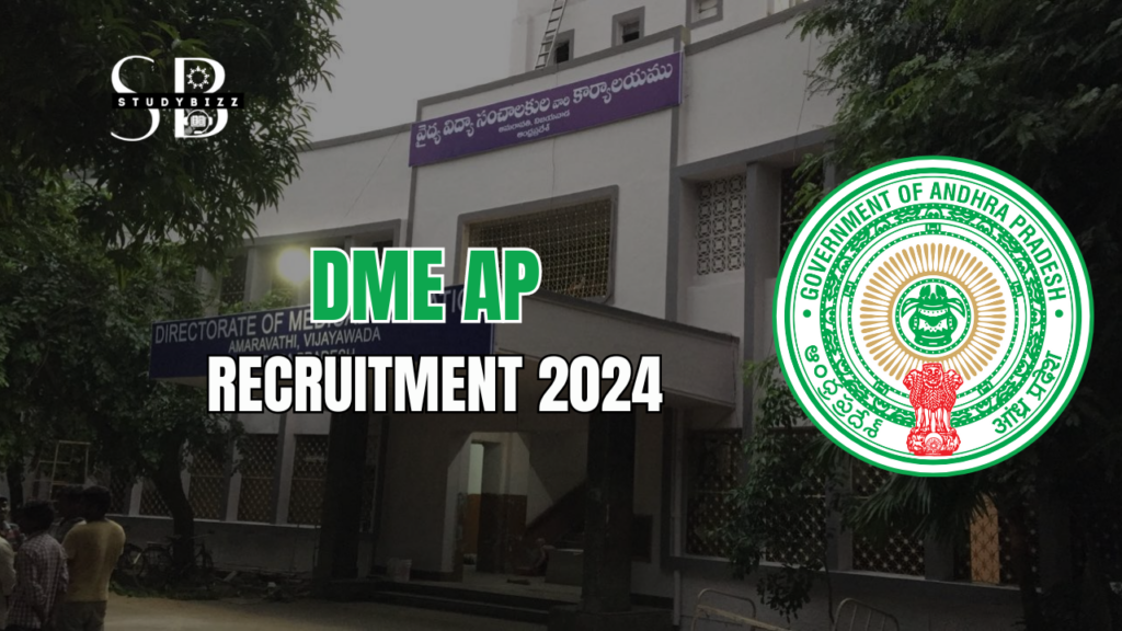 DME AP Recruitment 2024 for 488 Assistant Professor Posts - JOBS