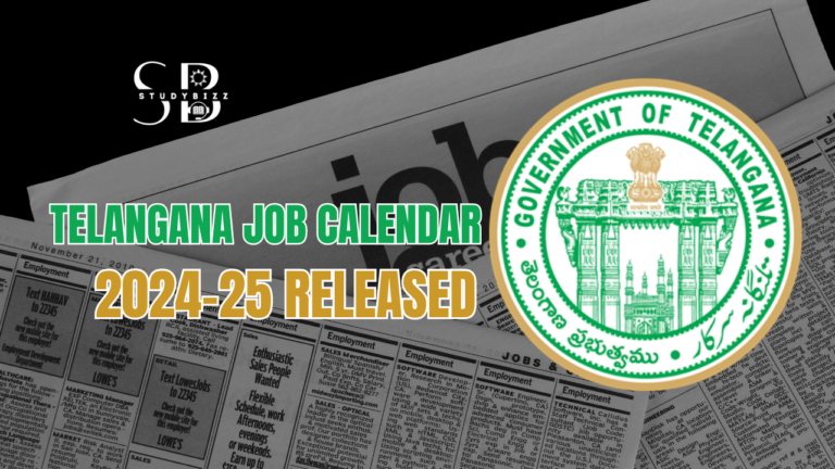 Telangana Job Calendar 2024-25 Released - JOBS
