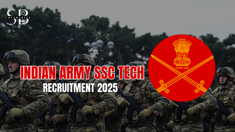 Indian Army SSC Tech Recruitment 2025 Notification OUT for 65 Men and ...
