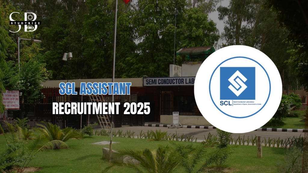 SCL Assistant Recruitment 2025 Notification out for 25 Posts - JOBS