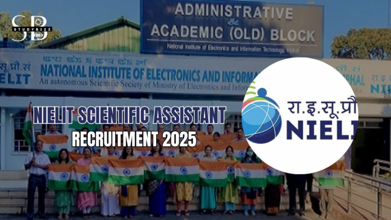 NIELIT Scientific Assistant Recruitment 2025 Notification out for 78 ...