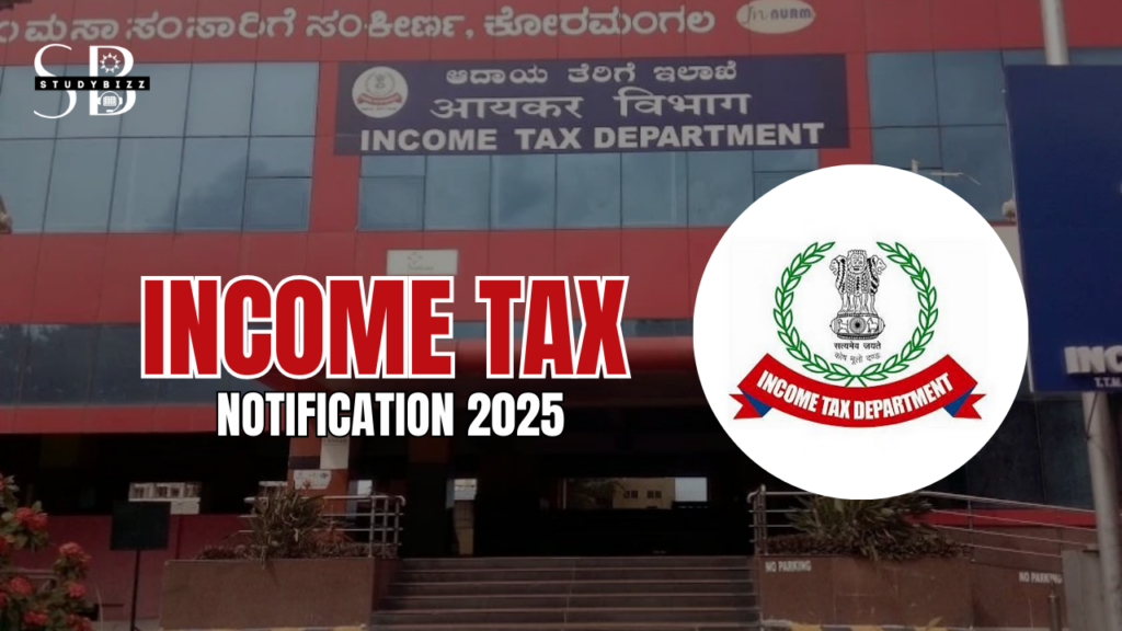 Income Tax Recruitment 2025 Notification out for MTS, Tax Assistant and ...