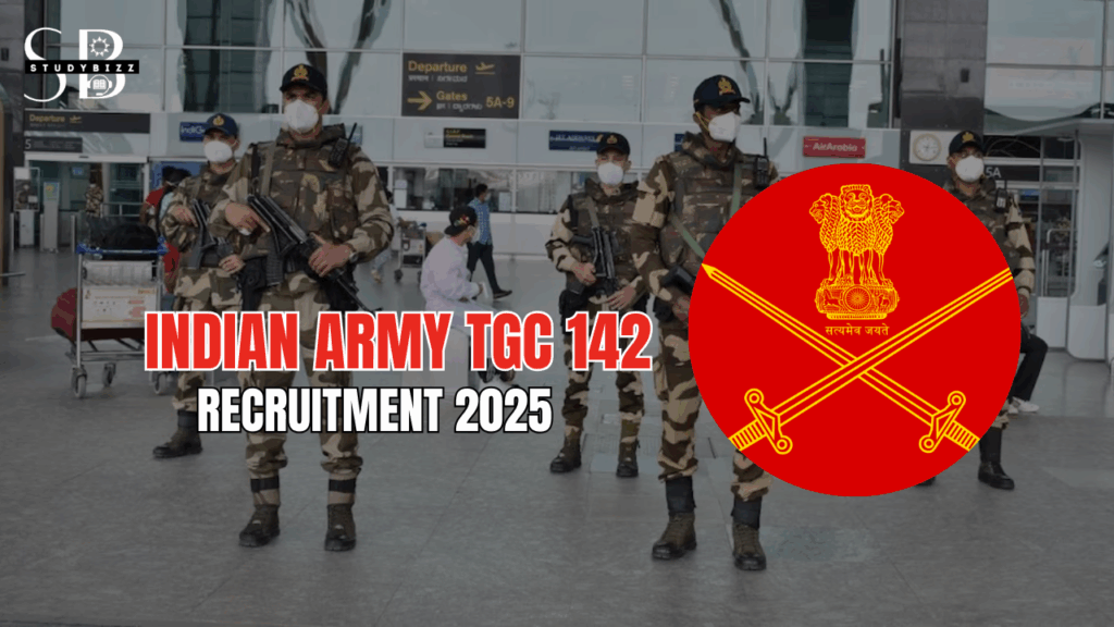 Indian Army TGC 142 Recruitment 2025 Notification out for Officer Entry ...