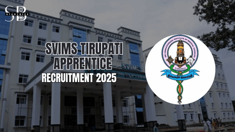 SVIMS Nursing Apprentice Recruitment 2025 – Apply Now for 100 Posts! - JOBS