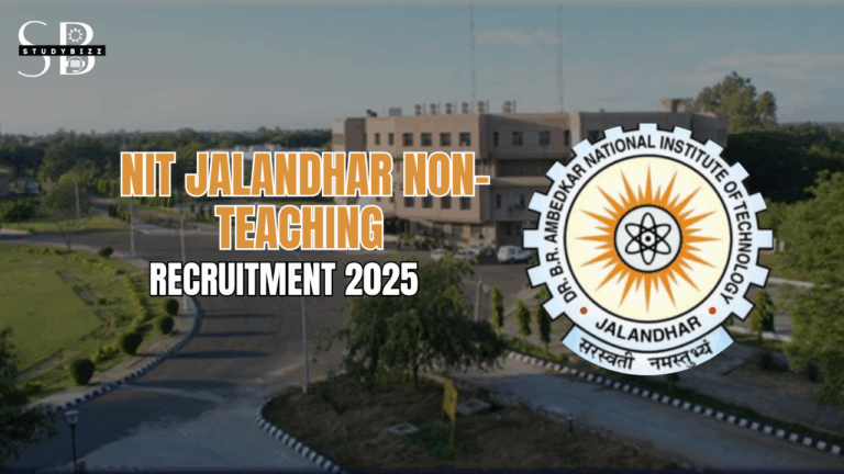 NIT Jalandhar Non-Teaching Recruitment 2025 – Apply Online, Vacancy ...
