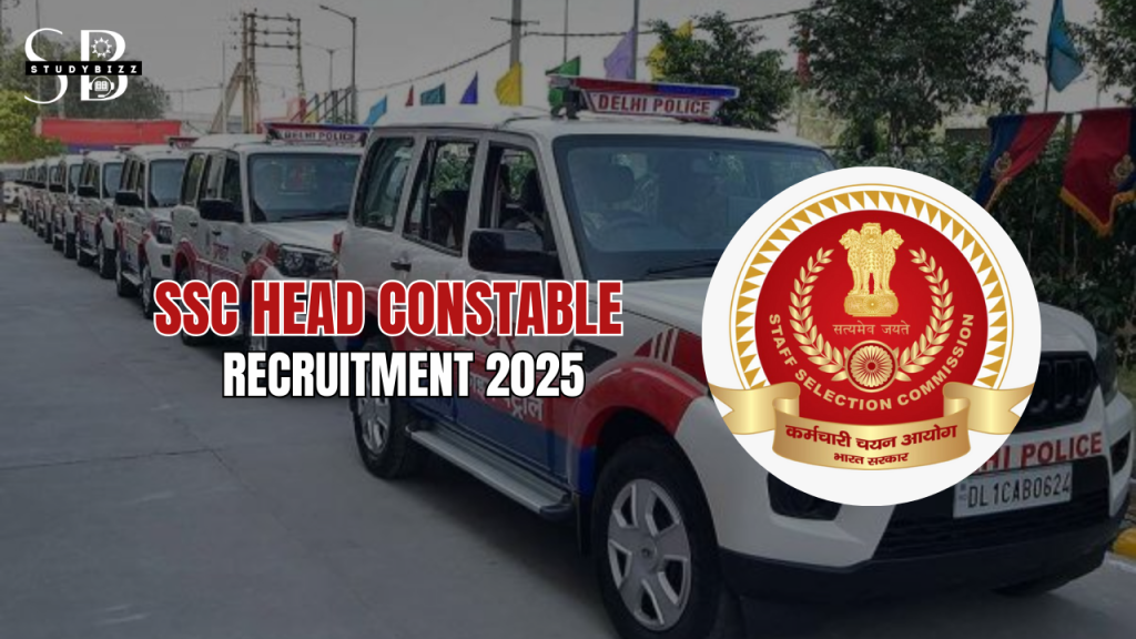 SSC Head Constable Recruitment 2025 : Notification, Apply Online ...