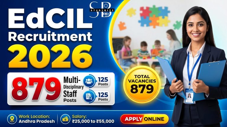 EdCIL Recruitment 2026 Notification Out for 879 Contract Jobs in Andhra ...