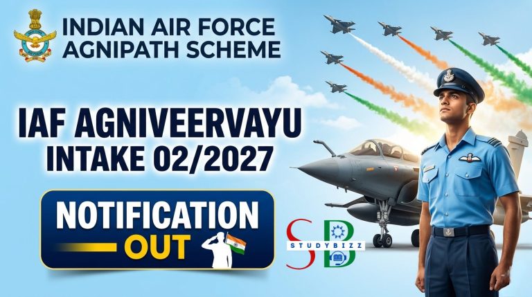 IAF Agniveer Vayu Intake 02/2027 Recruitment 2026: Apply Online for ...