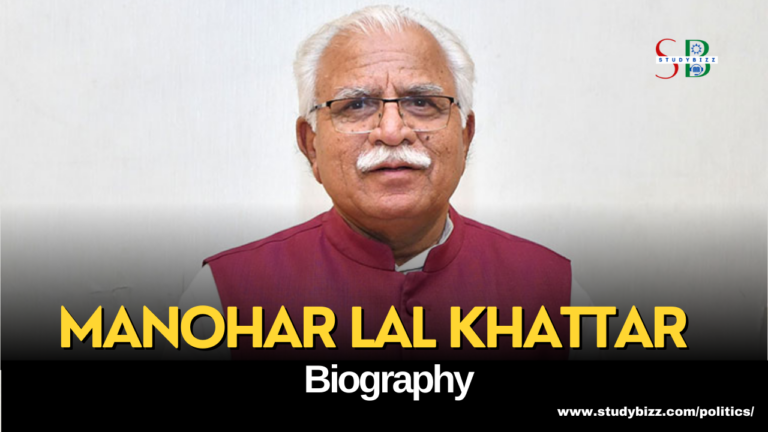 Manohar Lal Khattar Biography, Age, Spouse, Family, Native, Political ...