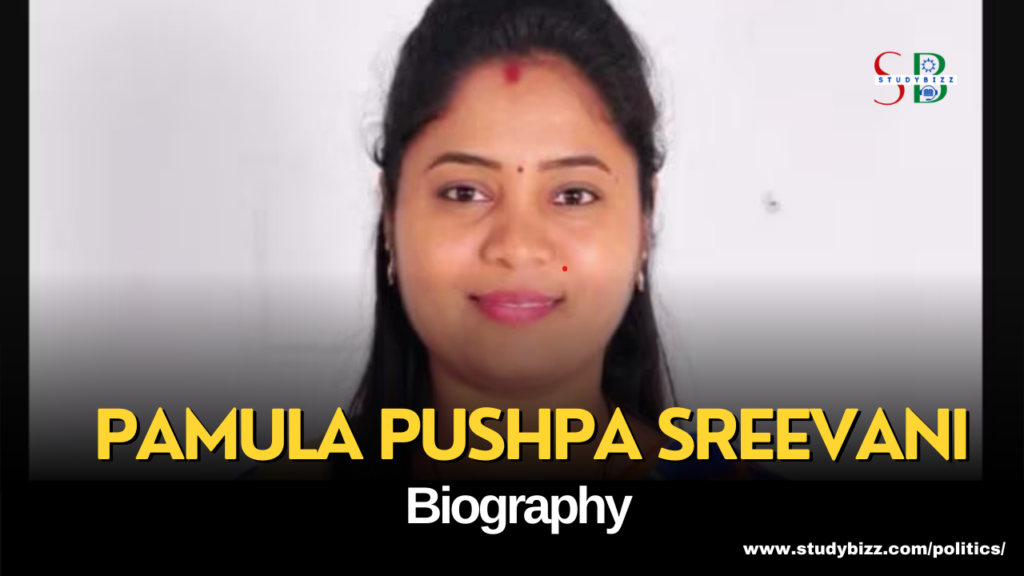 Pamula Pushpa Sreevani Biography, Age, Spouse, Family, Native, Political party, Wiki, and other ...