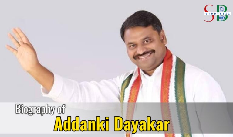 Addanki Dayakar Biography, Age, Spouse, Family, Native, Political party ...