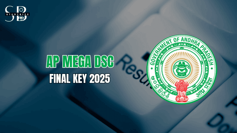 AP Mega DSC Final Key 2025 Declared - Download the Key - Results