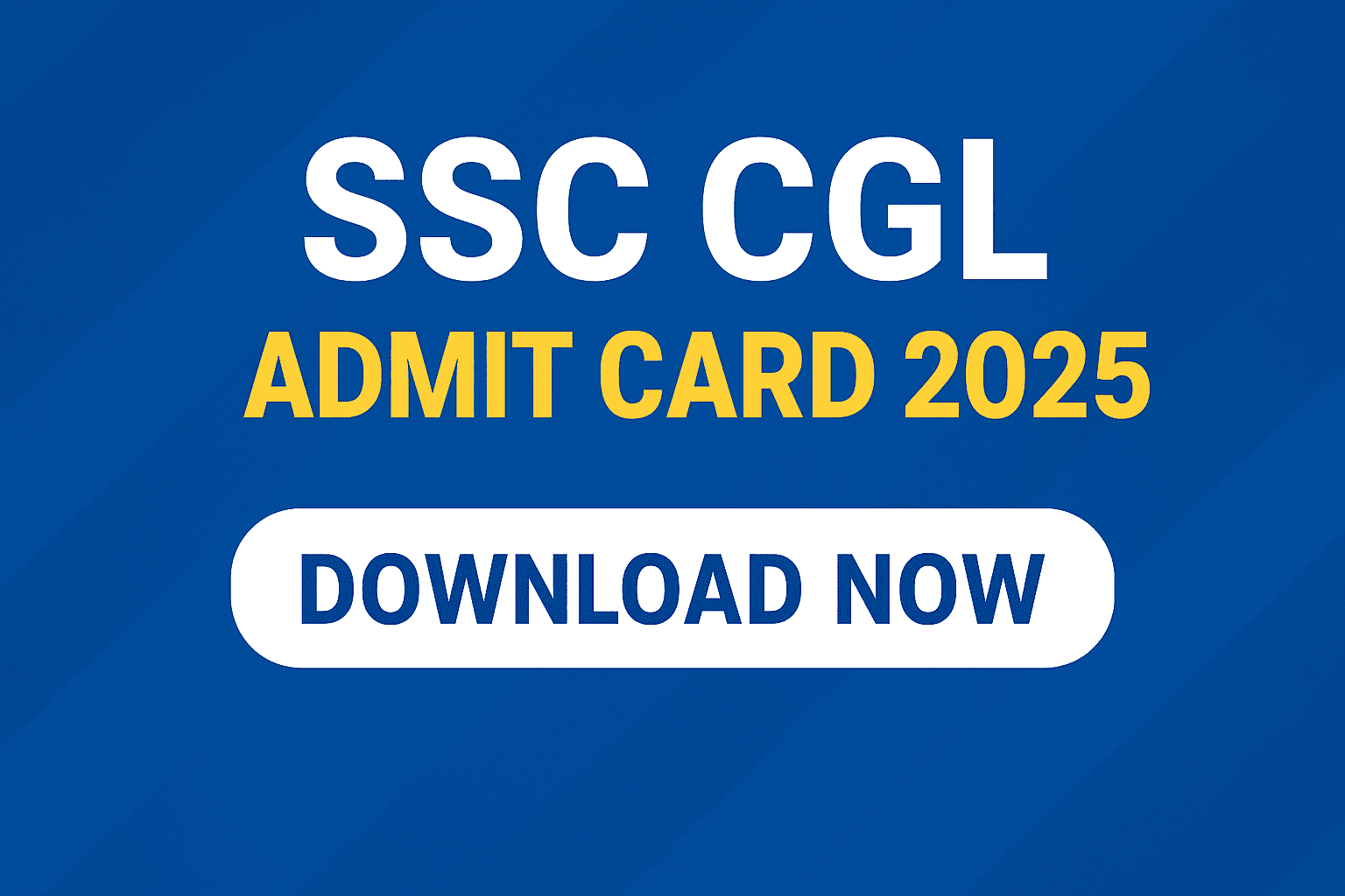 SSC CGL Admit Card 2025 OUT – Download Now for Tier-1 Prelims Exam - Results