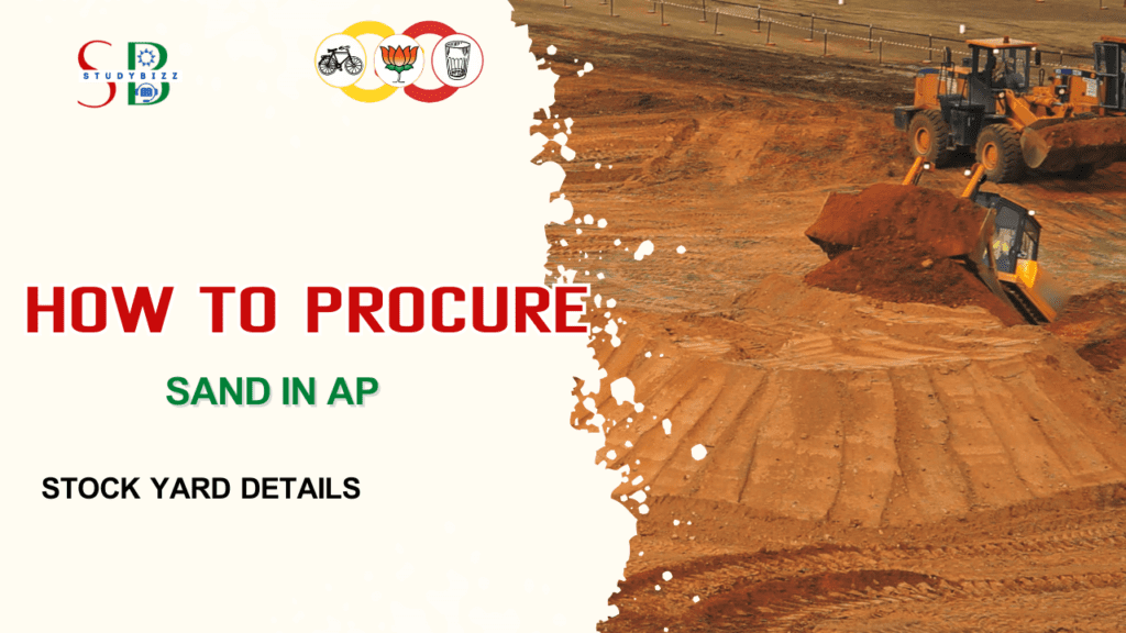 How to Procure Sand in AP and Stock yard details - STUDYBIZZ