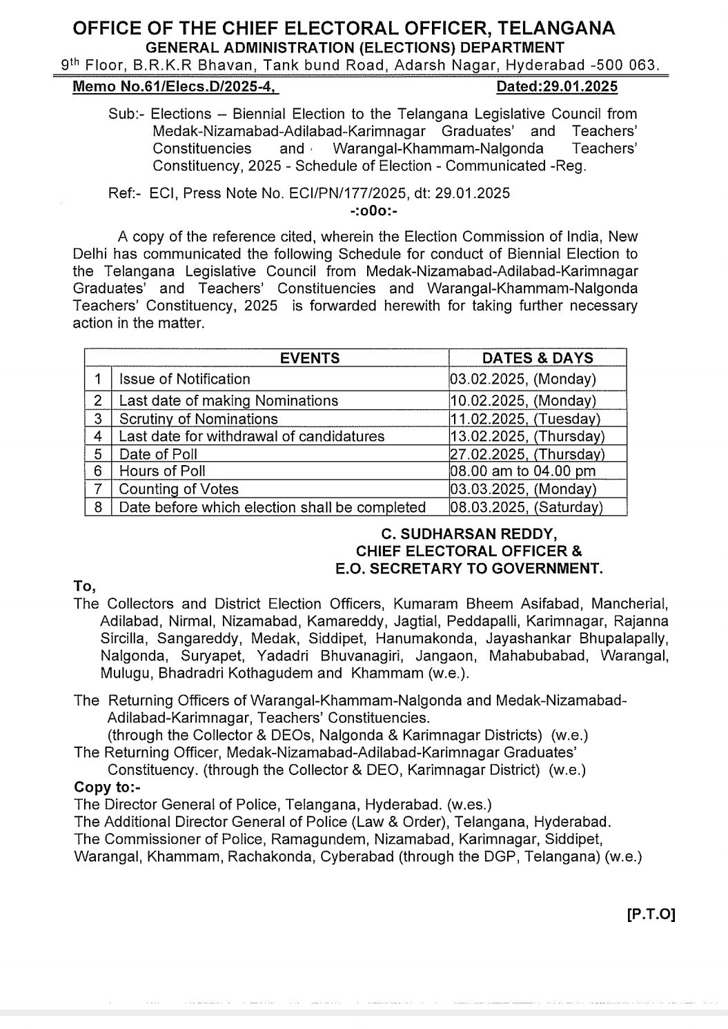 MLC Elections 2025 Schedule: ఎమ్మెల్సీ ఎన్నికల షెడ్యూల్ 2025 - STUDYBIZZ