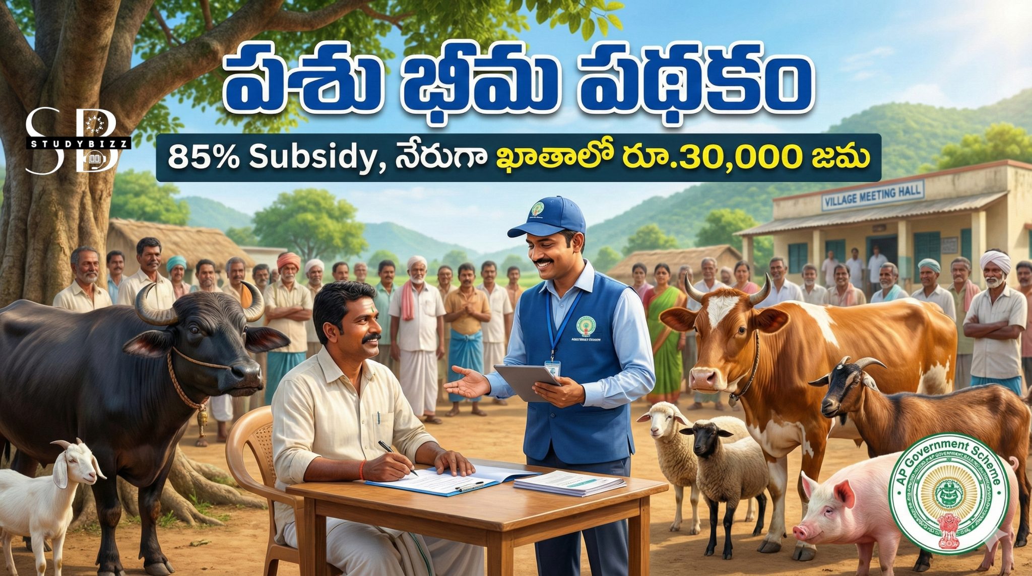 AP Pashu Bima Scheme 2026: రైతులకు శుభవార్త – 85% Subsidy, నేరుగా ...
