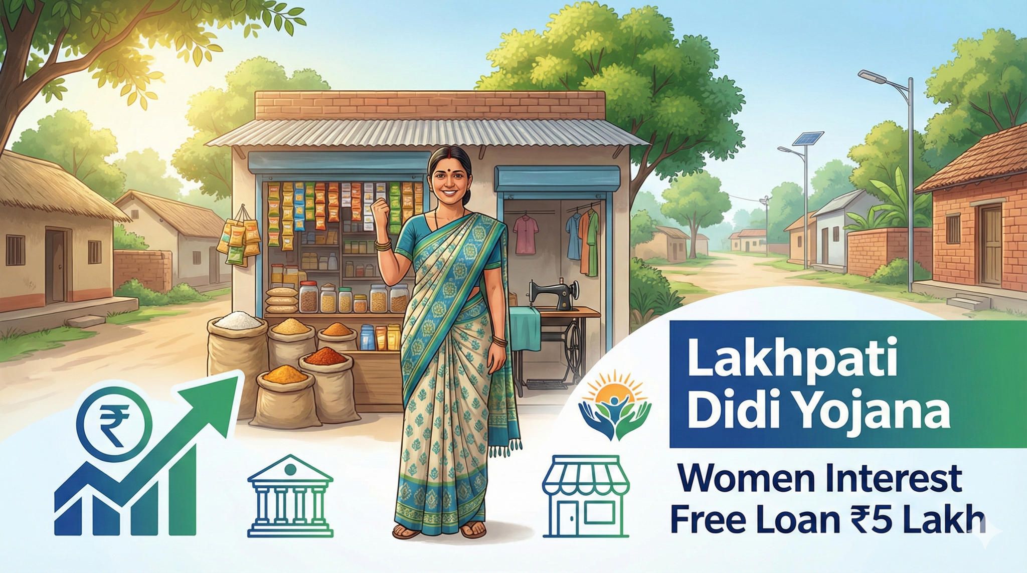 మహిళలకు రూ.5 లక్షల వరకు వడ్డీ లేని రుణం | Lakhpati Didi Yojana 2026 ...